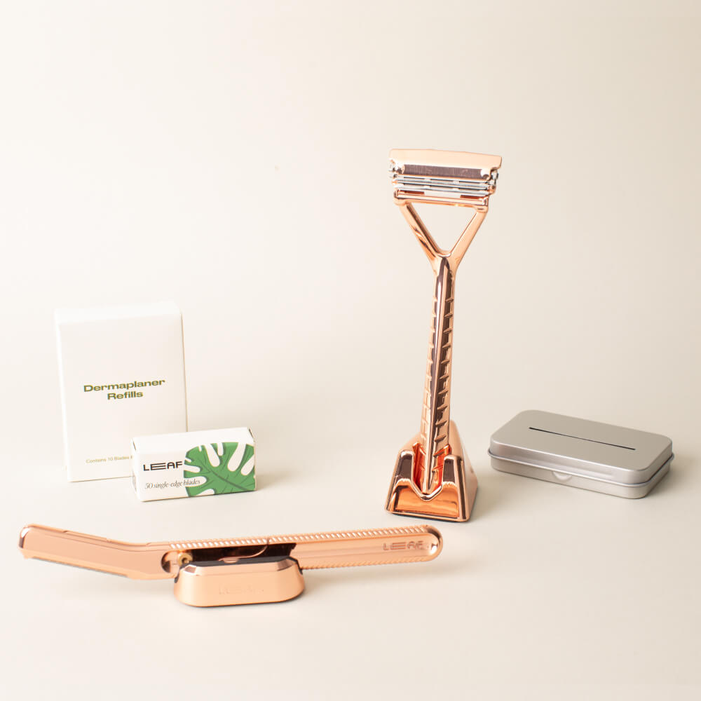 Leaf Face & Body Set | Leaf Razor + Dermaplaner | Leaf Shave