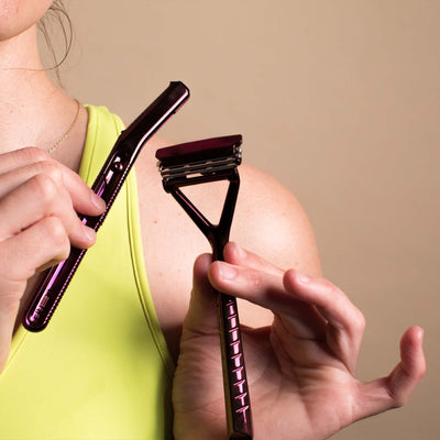 Leaf Super Bundle | Leaf Shave Safety Razor | Triple-Blade Pivot Head