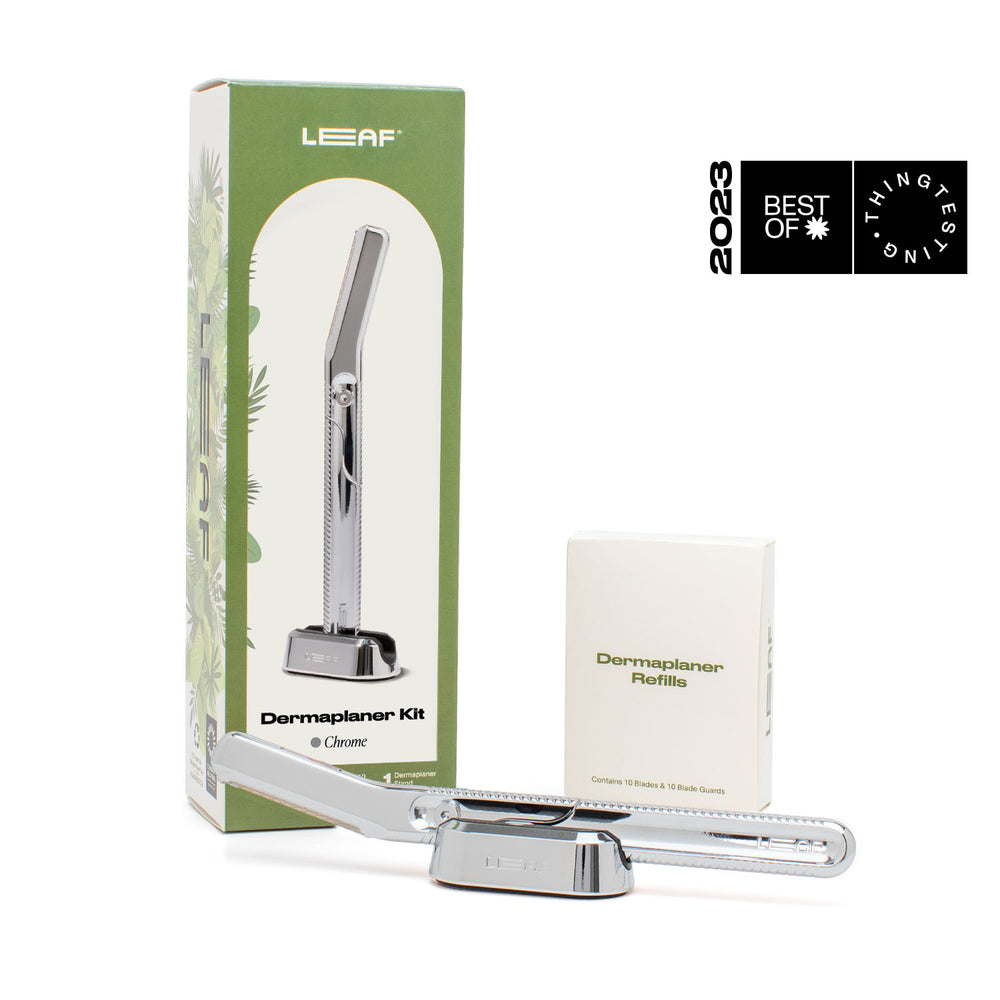 Dermaplaner Kit | Plastic-free zero waste dermaplaning razor