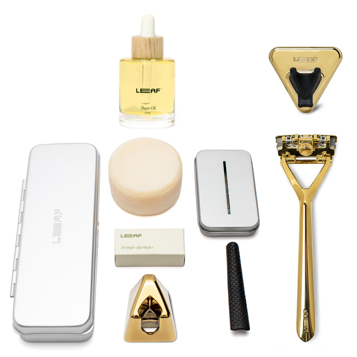 Leaf Razor Everything Bundle | Body-Safe Safety Razor | For Head, Legs