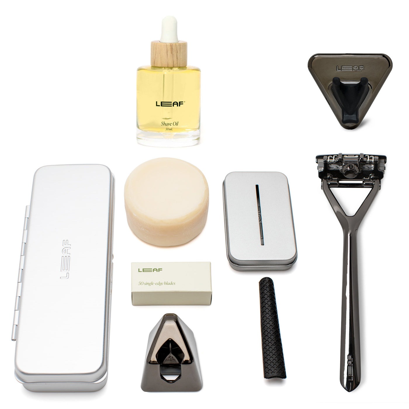 Leaf Razor Everything Bundle | Body-Safe Safety Razor | For Head, Legs