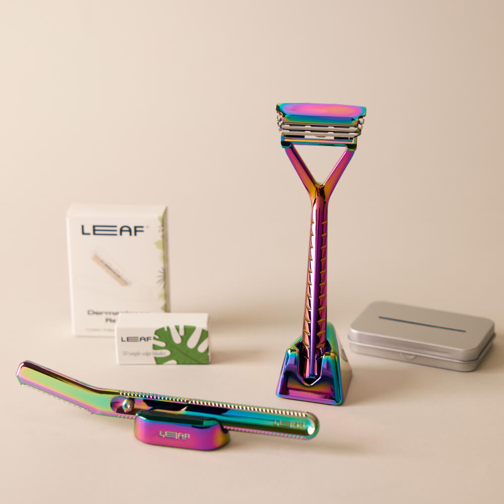 Leaf Face & Body Set | Leaf Razor + Dermaplaner | Leaf Shave