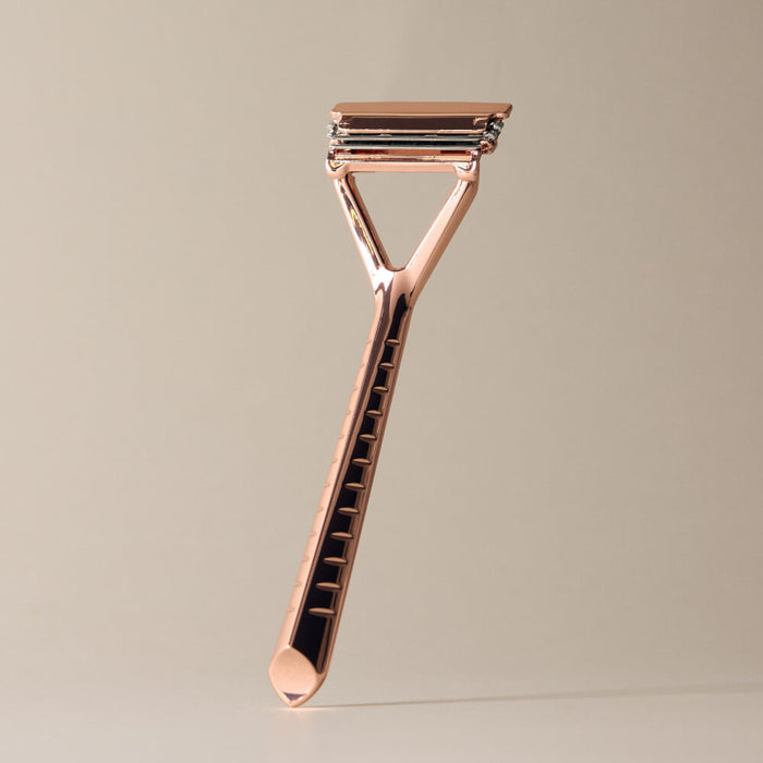 The Leaf Razor | Our Three-Blade Pivoting-Head Razor | Leaf Shave