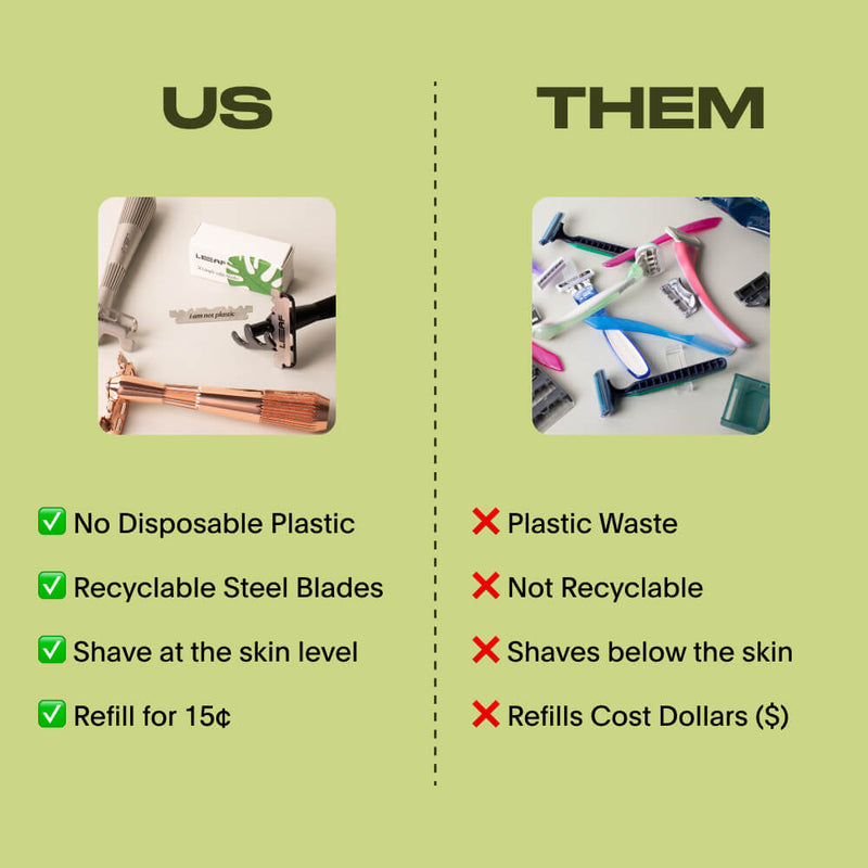 Leaf Twig Razor Bundle, Thorn Razor Bundle | Single Edge Razor Bundles