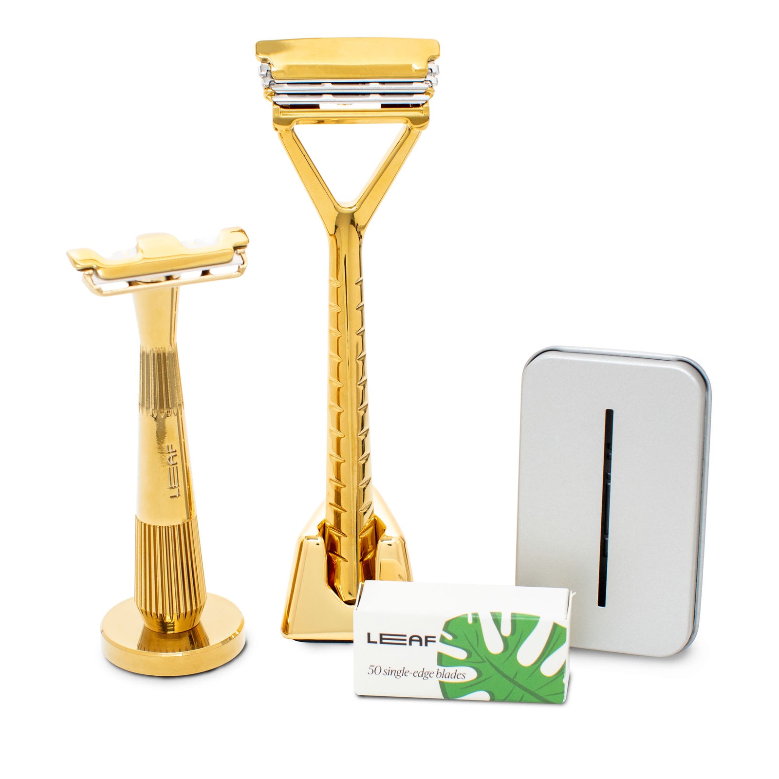Razor Set Kit | Leaf Razor & Stand + Twig Razor & Stand + Blade Pack ...