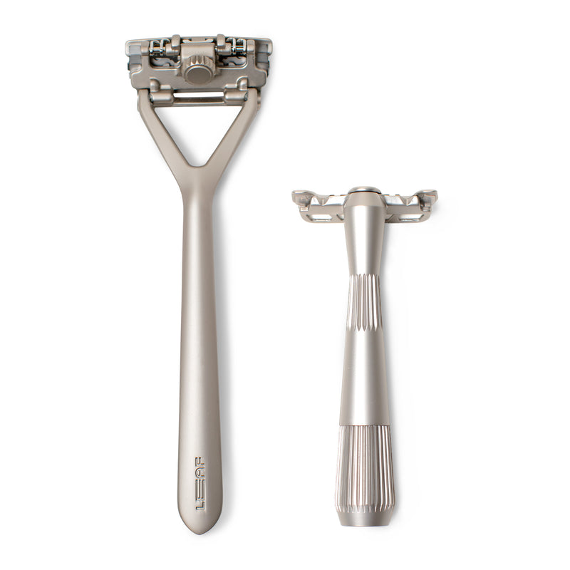 The Razor Set | Leaf triple-blade + Leaf single-blade set