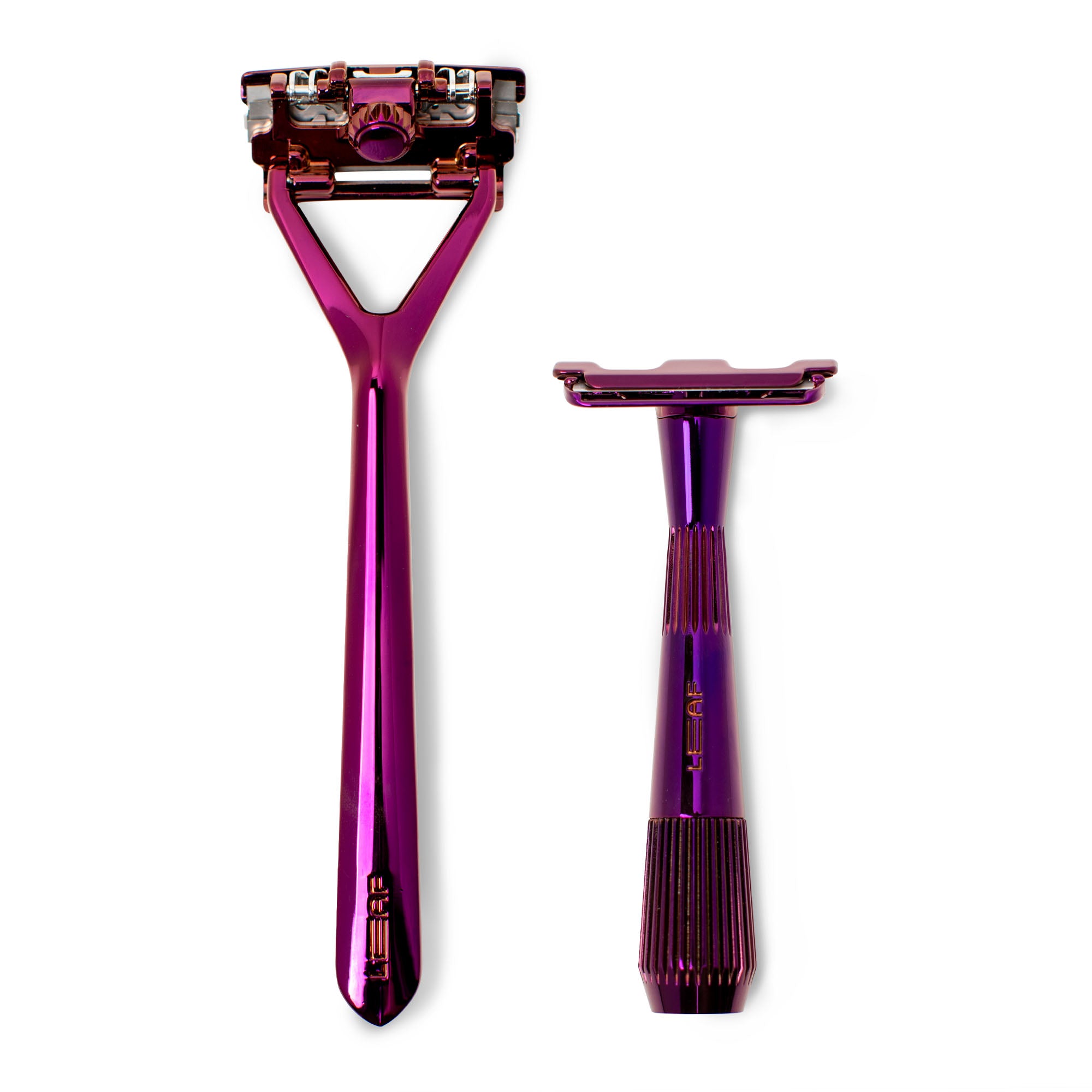 The Razor Set | Leaf triple-blade + Leaf single-blade set