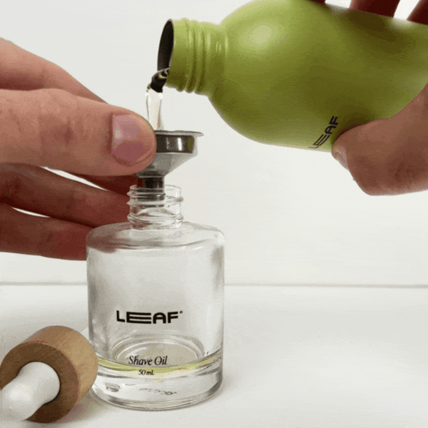 All-natural Shaving Oil for face, head, and body | Leaf Shave Shave Oil