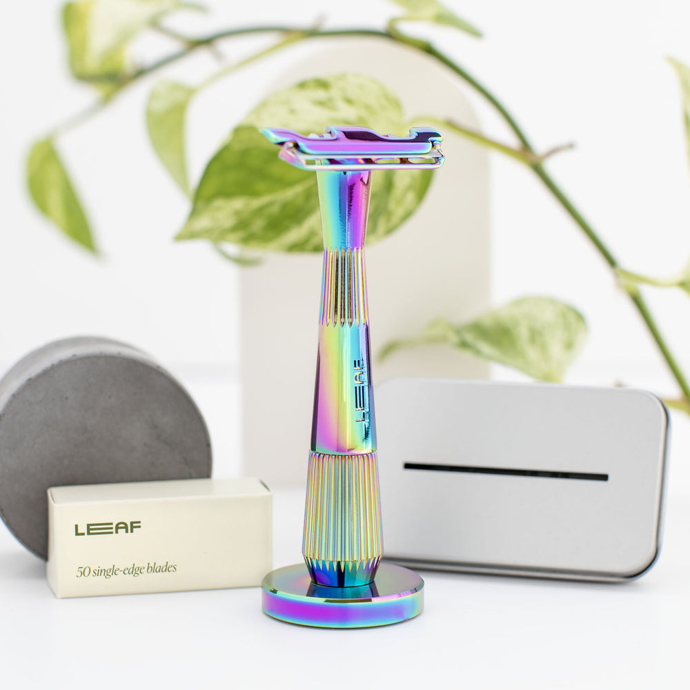 Twig Razor Kit or Thorn Razor Kit | Leaf single edge razor kit