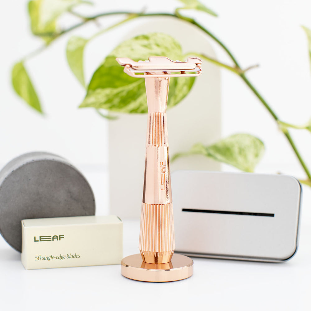 Twig Razor Kit or Thorn Razor Kit | Leaf single edge razor kit